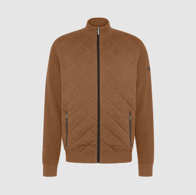 Bugatti - Knit Jacket Beige | Bugatti | Tector Menswear