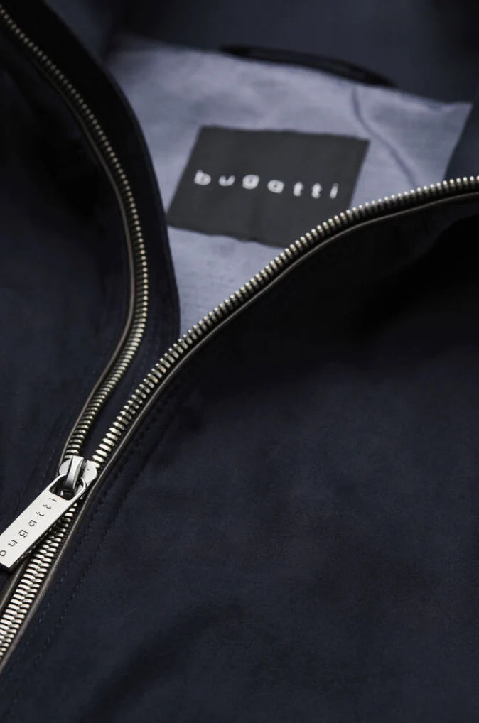 Bugatti - Premium Suede Jacket, Navy | Bugatti | Tector Menswear